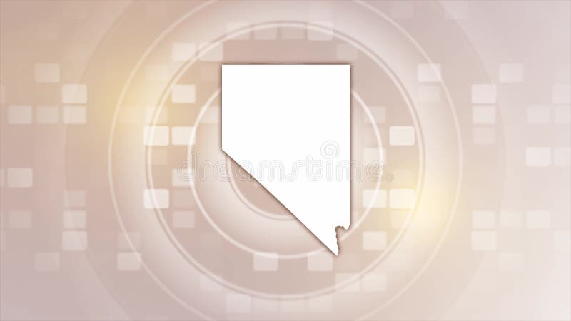 Nevada State Animated Map stock footage. Video of july - 319902254