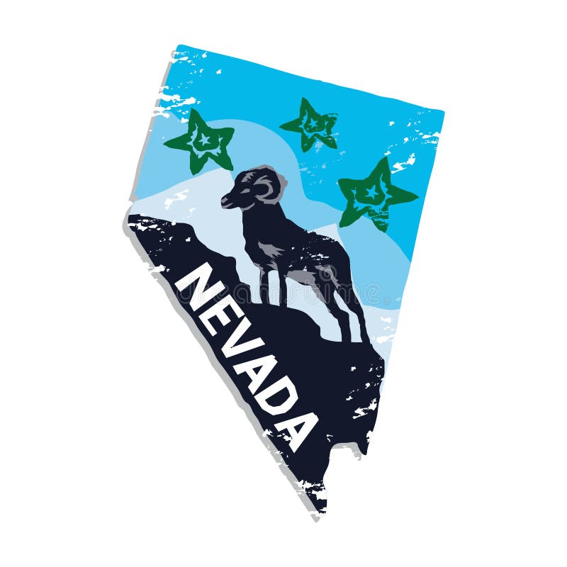 Nevada State. Vector Illustration Decorative Design Stock Vector ...
