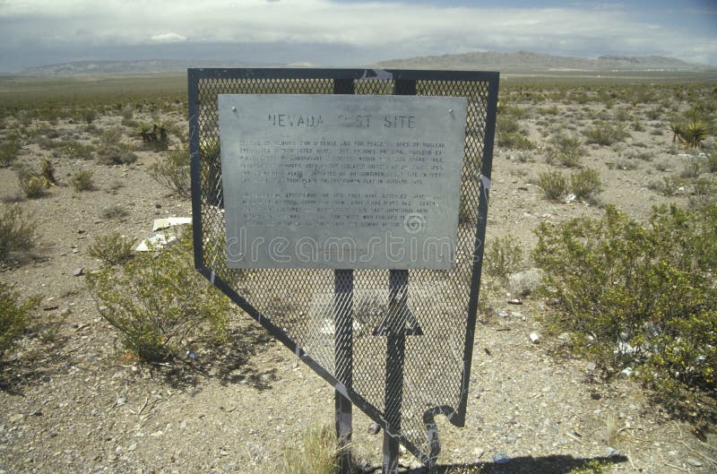 Nevada Test Site, Nuclear Testing Grounds, North of Las Vegas, NV Stock ...