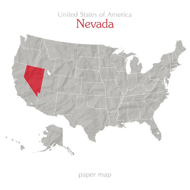 Nevada stock vector. Illustration of nevada, america - 40559099
