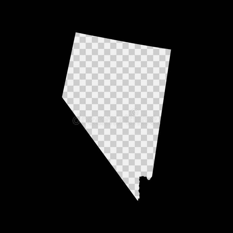 Nevada US State Stencil Map. Laser Cutting Template on Transparent ...