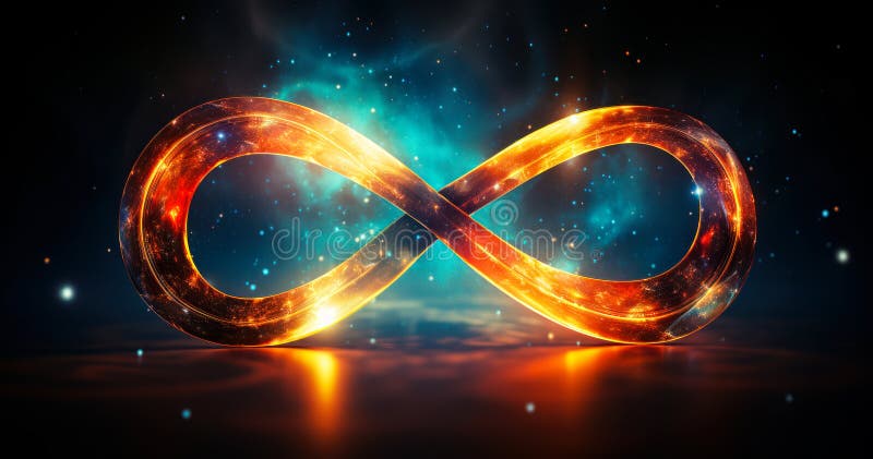 The Never-Ending Abstract Infinity Illustration Stock Illustration ...