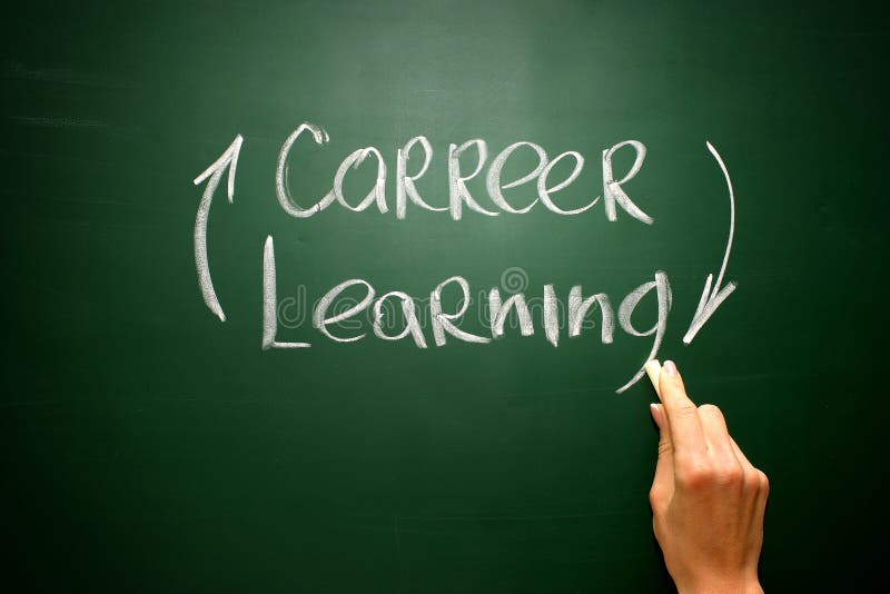 Never Ending Learning Helps Build Career Stock Photo - Image of text ...