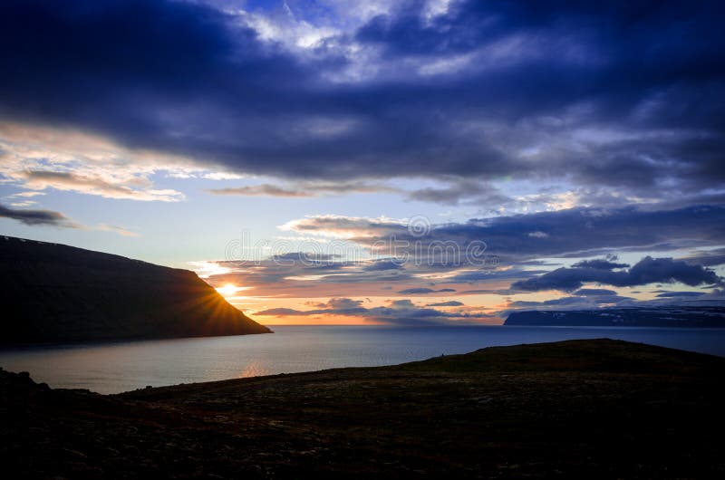 Never ending sunset stock image. Image of freedom, lights - 98325247