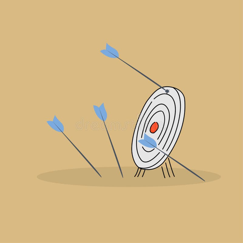 Never Hit the Target, All the Arrows Did Not Reach the Target, the ...