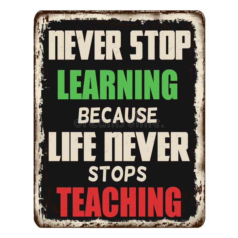 Never Stop Learning Stock Illustrations – 663 Never Stop Learning Stock ...