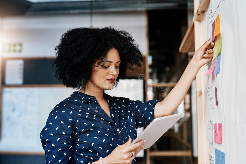 A Good Plan is the First Step Towards Success. a Young Businessman and ...