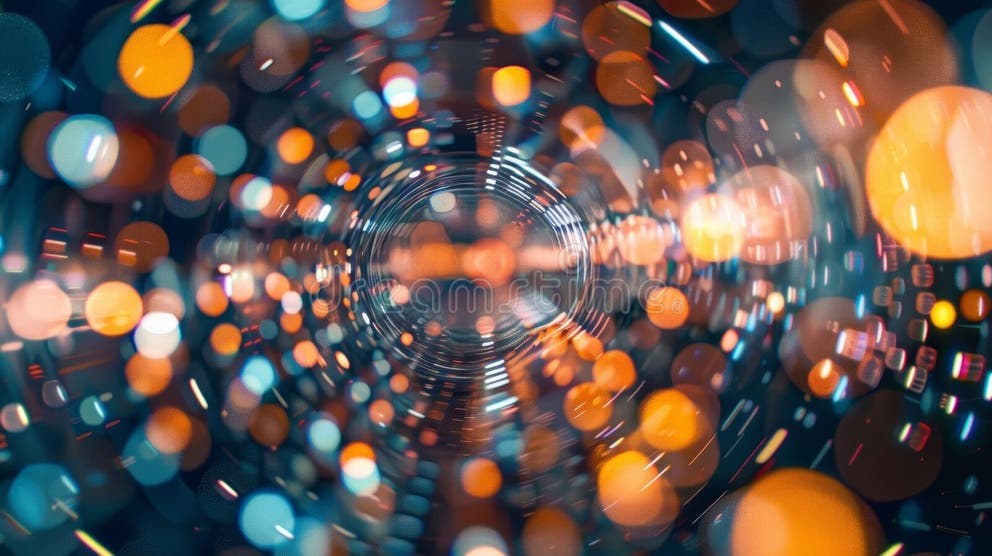 In a Neverending Circle Particles Dance in a Synchronized and Rhythmic ...