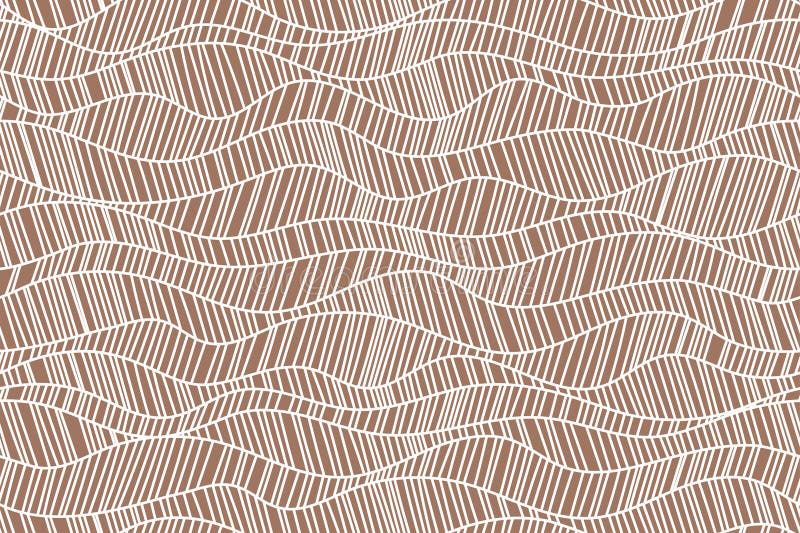 Abstract Seamless Pattern with Waves in Different Flow Directions Stock ...