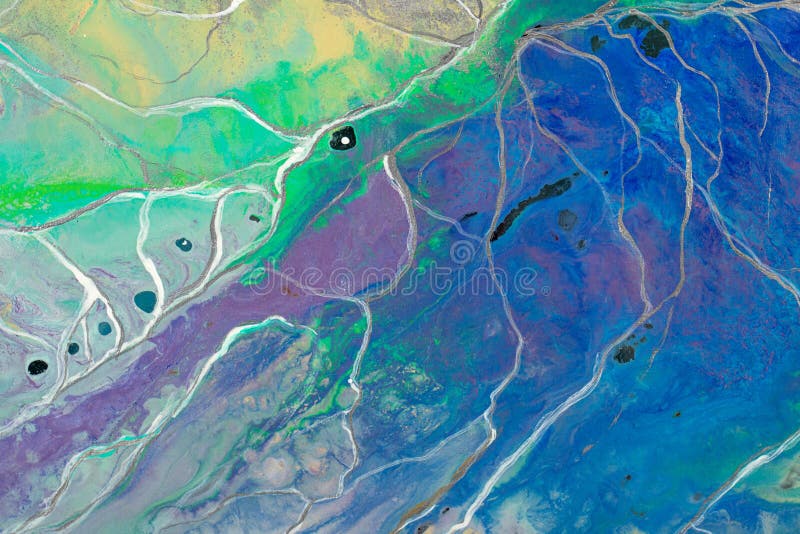 Abstract Painting Background in a Gentle Blue Tone. Stock Image - Image ...