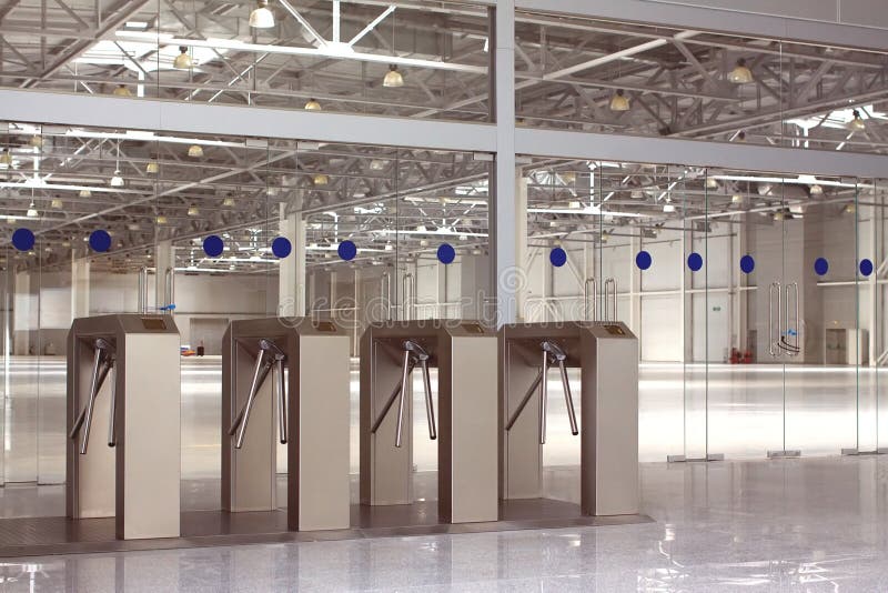 New Access Control System Closeup Stock Image - Image of device, fence ...