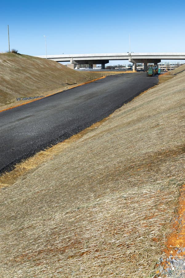 New Access Road on Tennessee Highway Construction Stock Photo - Image ...