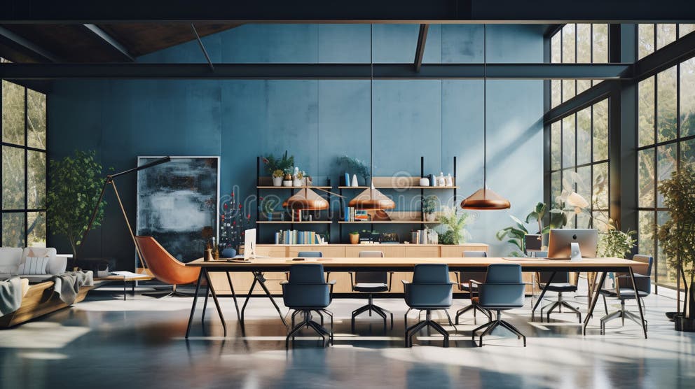 New Age Professional Settings Captured in Soft Lighting Featuring Trend ...