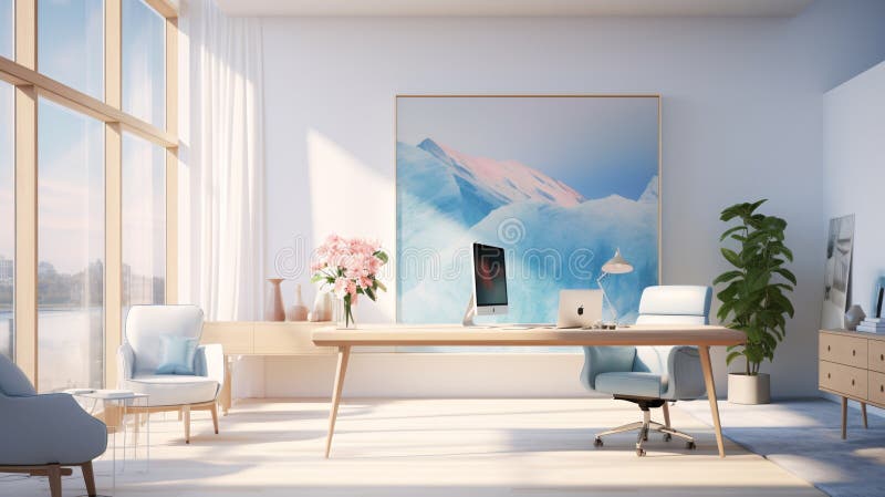 New Age Professional Settings Captured in Soft Lighting Featuring Trend ...