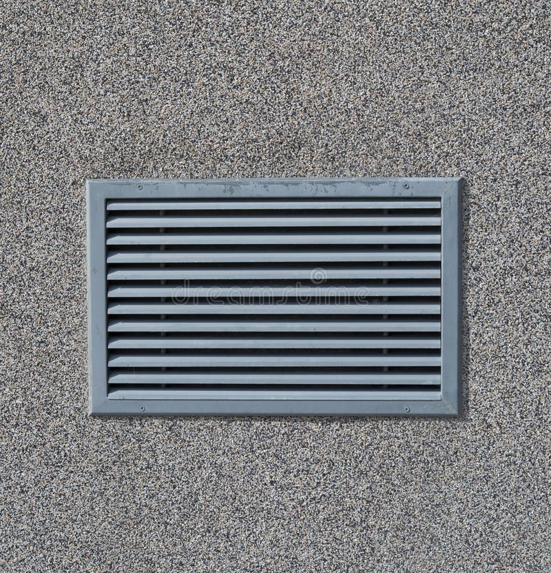 New Air Conditioning Vent on Wall Stock Photo - Image of outdoor ...