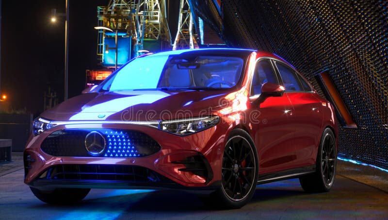 New All-electric Mercedes CLA with EQ Technology Editorial Image ...