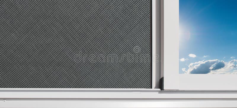 New Aluminum Frame with Sliding Windows for the Balcony Stock Image ...