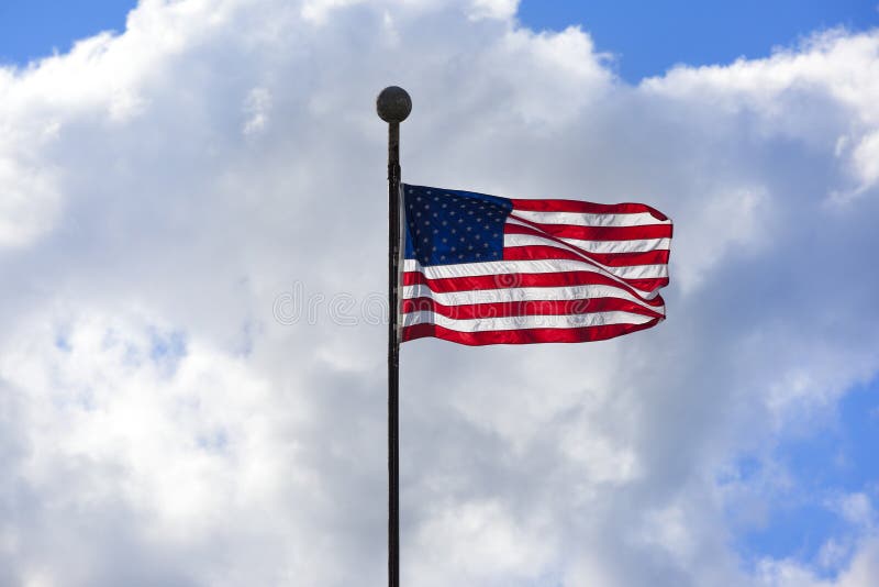 New American Flag stock image. Image of american, stripes - 24728757