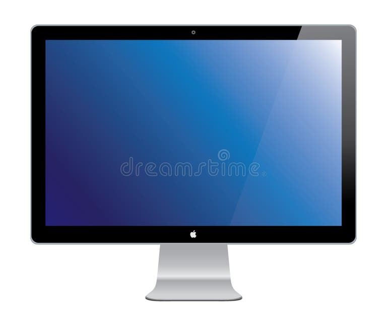 New Apple Cinema LED Display Editorial Stock Photo - Illustration of ...