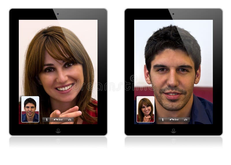 New Apple IPad 2 Video Calling Editorial Image - Image of camera, apple ...