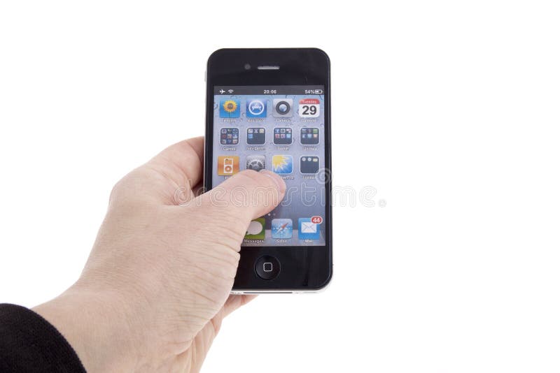 Apple IPhone 4 EBay Auction Editorial Photography - Image of four ...