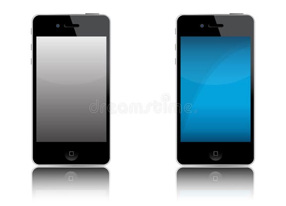 New Apple IPhone 4 / Vector Editorial Image - Illustration of ...
