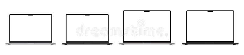 New Apple MacBook Pro and Pro Max Silver and Space Gray. Laptop Apple ...