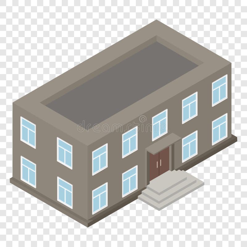 New Architecture Isometric House Stock Vector - Illustration of cartoon ...