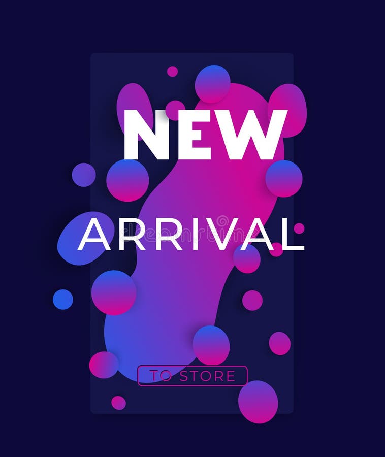 New Arrival Banner Promotion 3d Effect Stock Vector - Illustration of ...