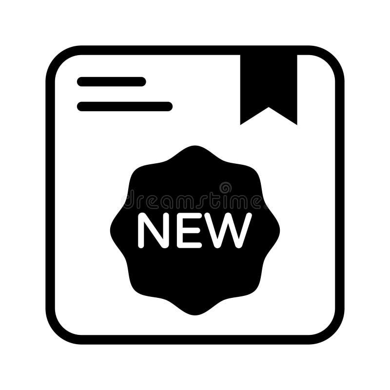 New Arrival stock vector. Illustration of vector, solid - 336387892