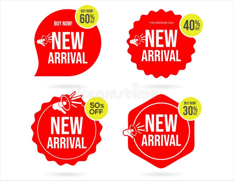 NEW ARRIVAL Product Banner Flat Design for Apps and Websites Stock ...