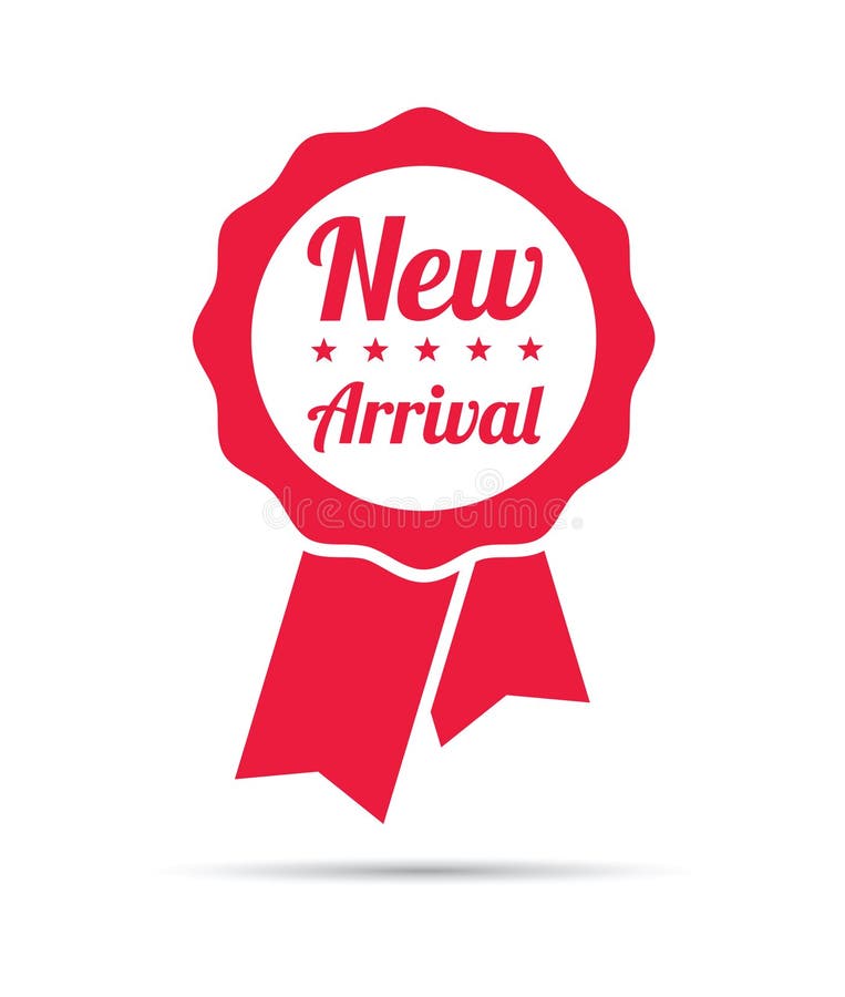 New Arrival Ribbon Vector stock vector. Illustration of ribbon - 200479285