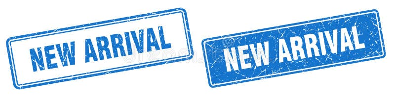 New Arrival Stamp Set. New Arrival Square Grunge Sign Stock Vector ...