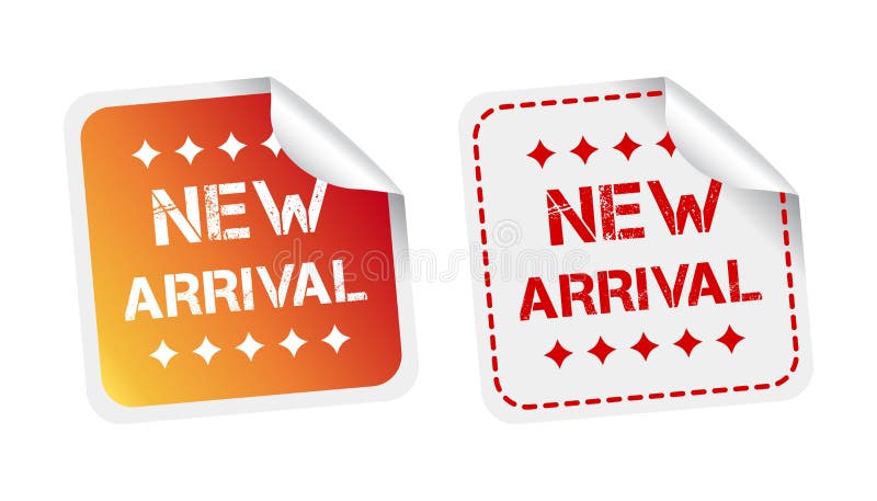 Stickers for New Arrival Shop Product Tags, Labels or Sale Posters and ...