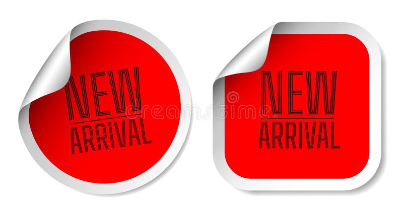 Stickers for New Arrival Shop Product Tags, Labels or Sale Posters and ...