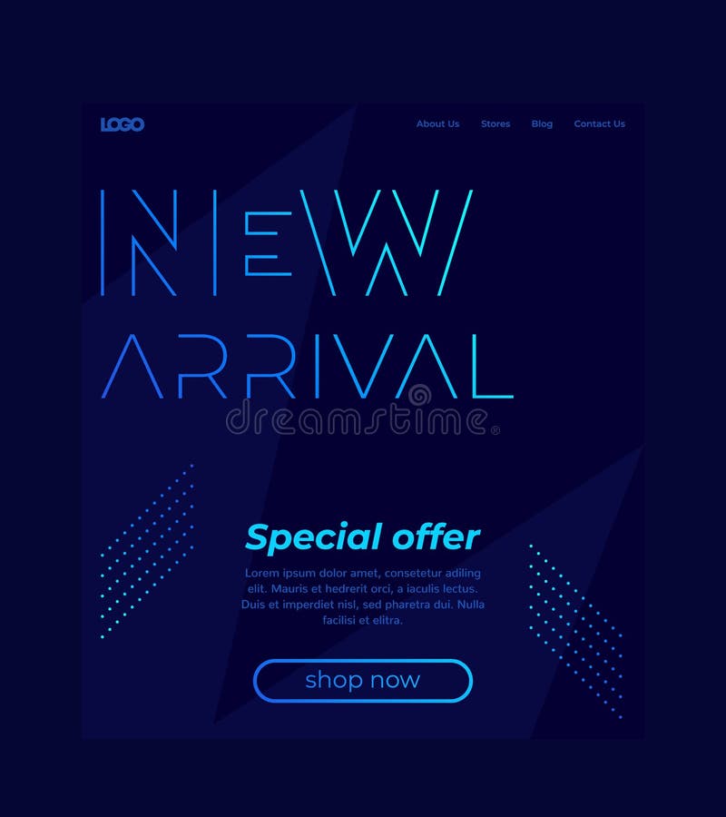 New Arrival Vector Illustration, Banner Stock Vector - Illustration of ...