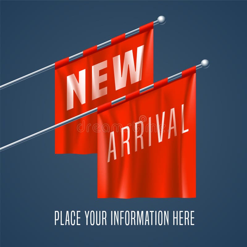 New Arrival Vector Illustration, Banner, Sticker Stock Vector ...
