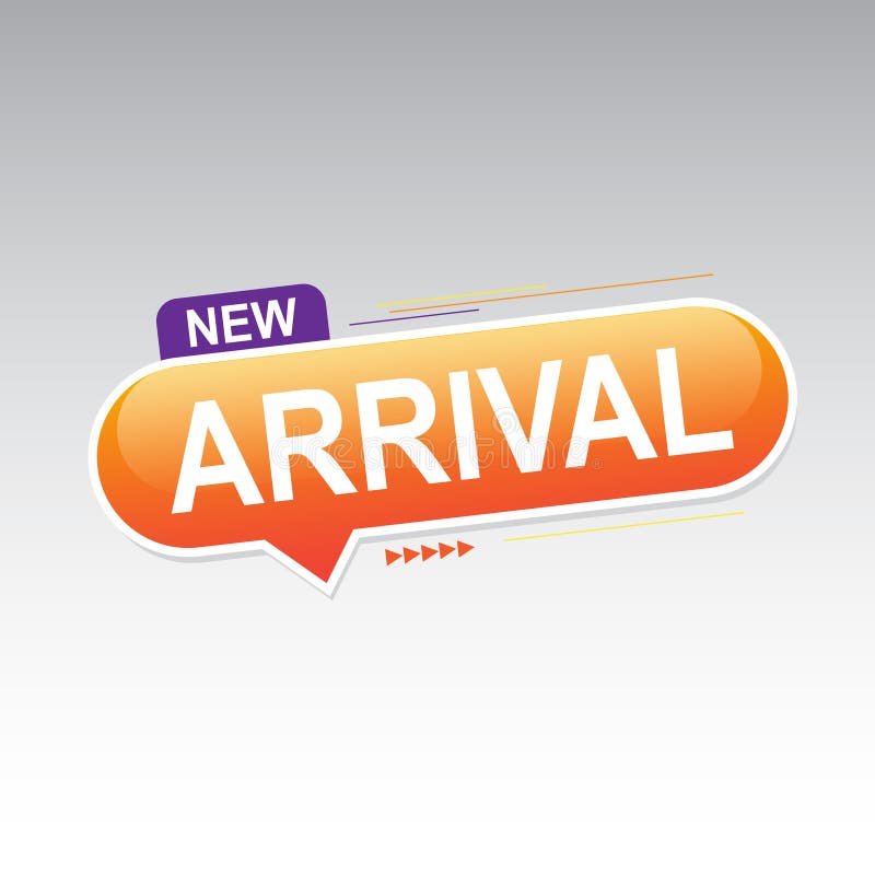 New Arrival Vector for Promotion Art Design Stock Vector - Illustration ...