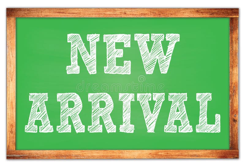 NEW ARRIVAL Words on Green Wooden Frame School Blackboard Stock ...