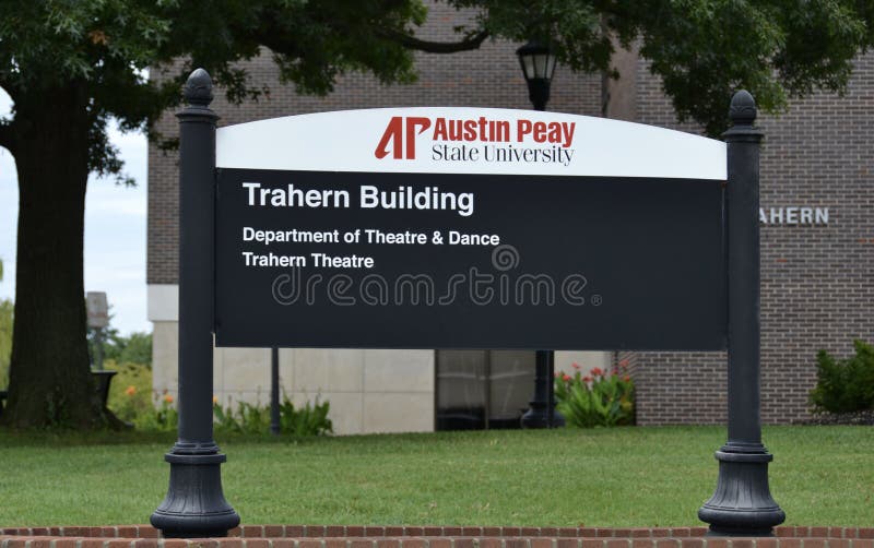 Trahern Building Sign Austin Peay State University, Clarksville, TN ...