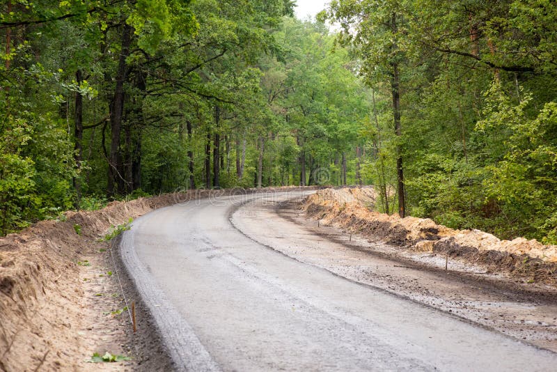 Road making concept stock photo. Image of transportation - 264822166