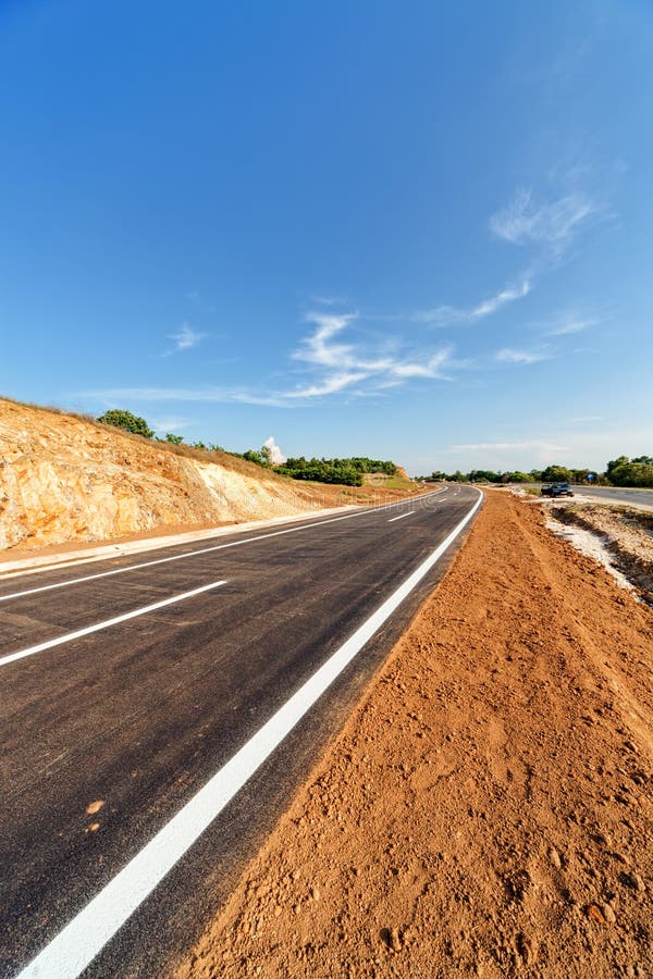 New asphalt road stock photo. Image of road, roadway - 41425594