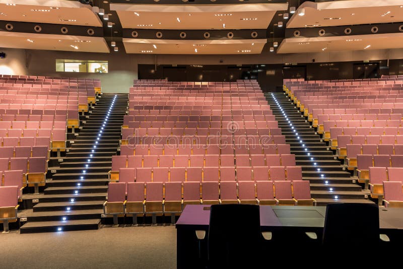 New Assembly Hall for the Best University Stock Image - Image of ...