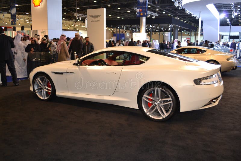 New ASTON MARTIN side view editorial stock photo. Image of white - 23034678