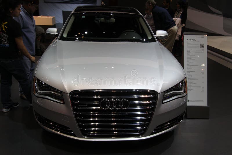 New Audi A8L editorial stock image. Image of exhibition - 18486539