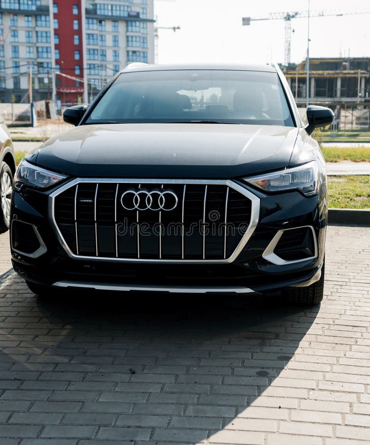 New Audi Q3 editorial stock photo. Image of design, show - 292927603