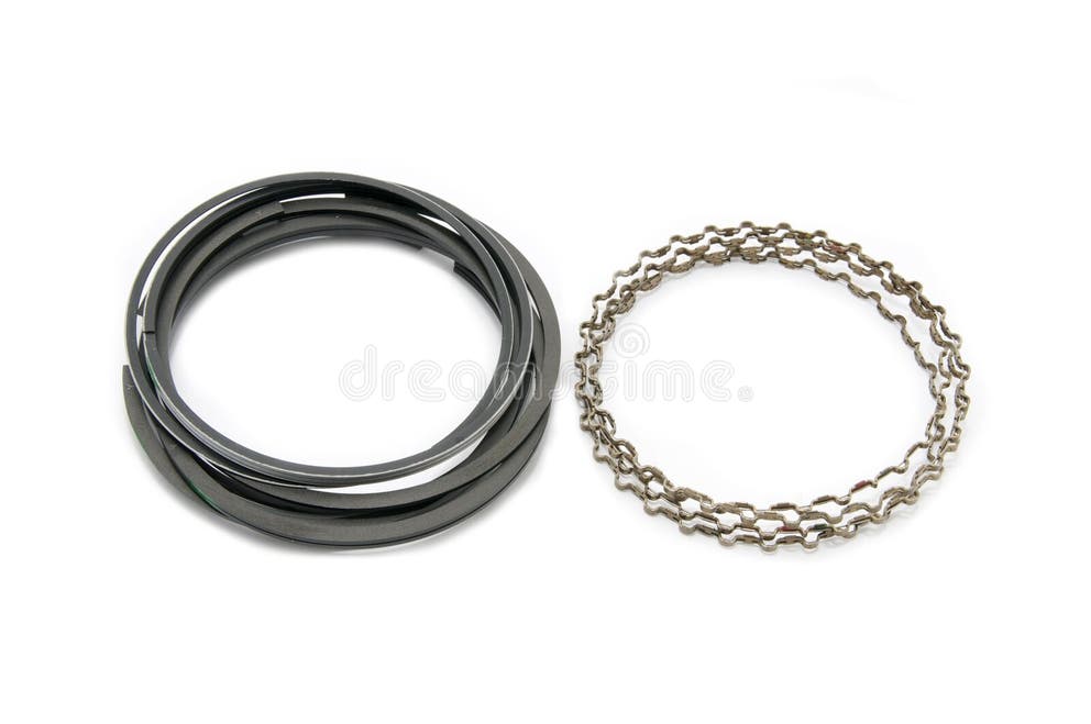 New Auto piston rings stock image. Image of seal, piston - 24113743