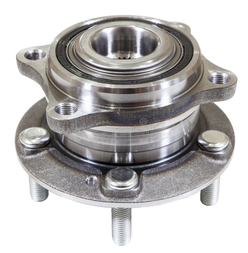 New Axle Hub Unit for Front or Rear Wheel of Car, Isolated on White ...