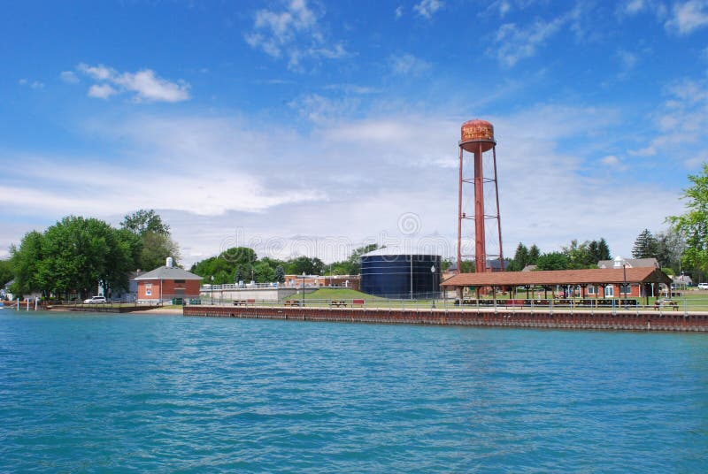 New Baltimore michigan stock photo. Image of lake, michigan - 92987310