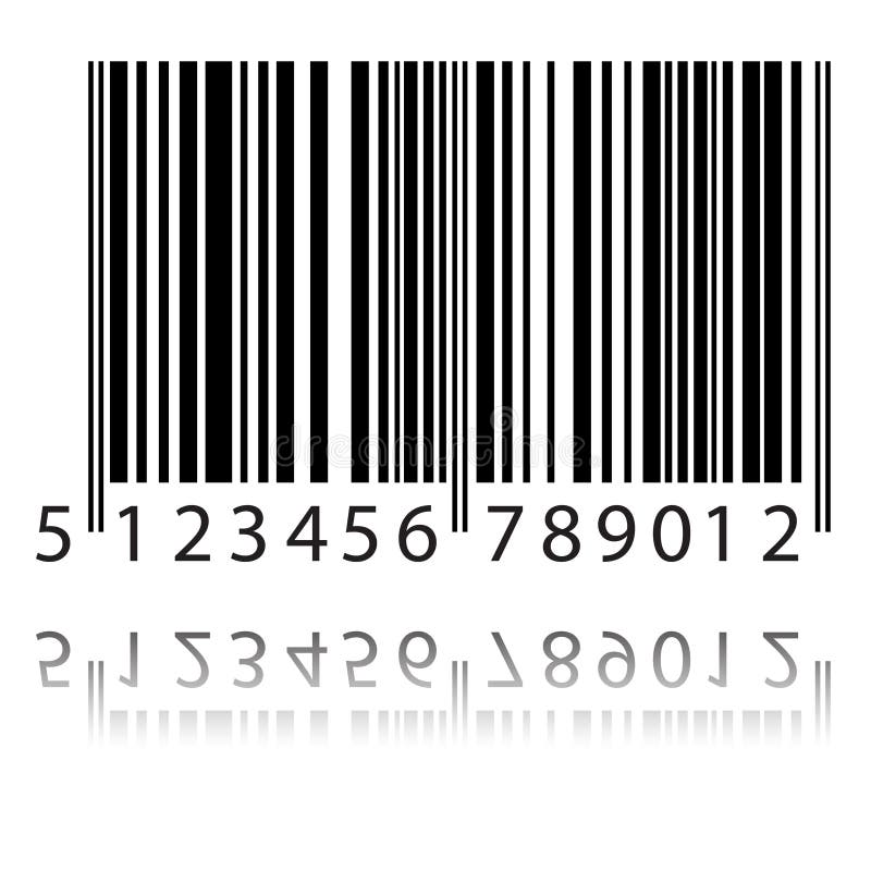 Old bar code label stock illustration. Illustration of consumer - 4130207
